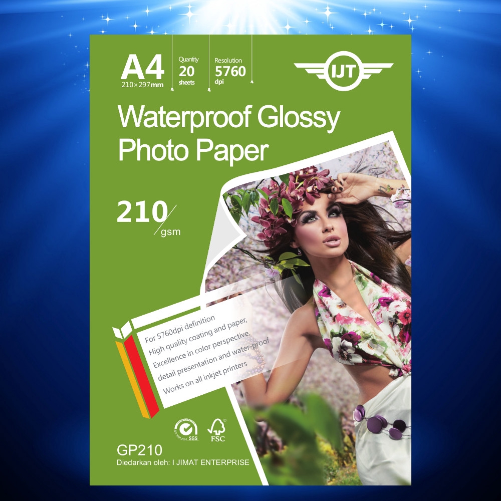 (20pcs/50pcs pack) IJT GP210 GP210-50 A4 High Quality Inkjet Paper ...