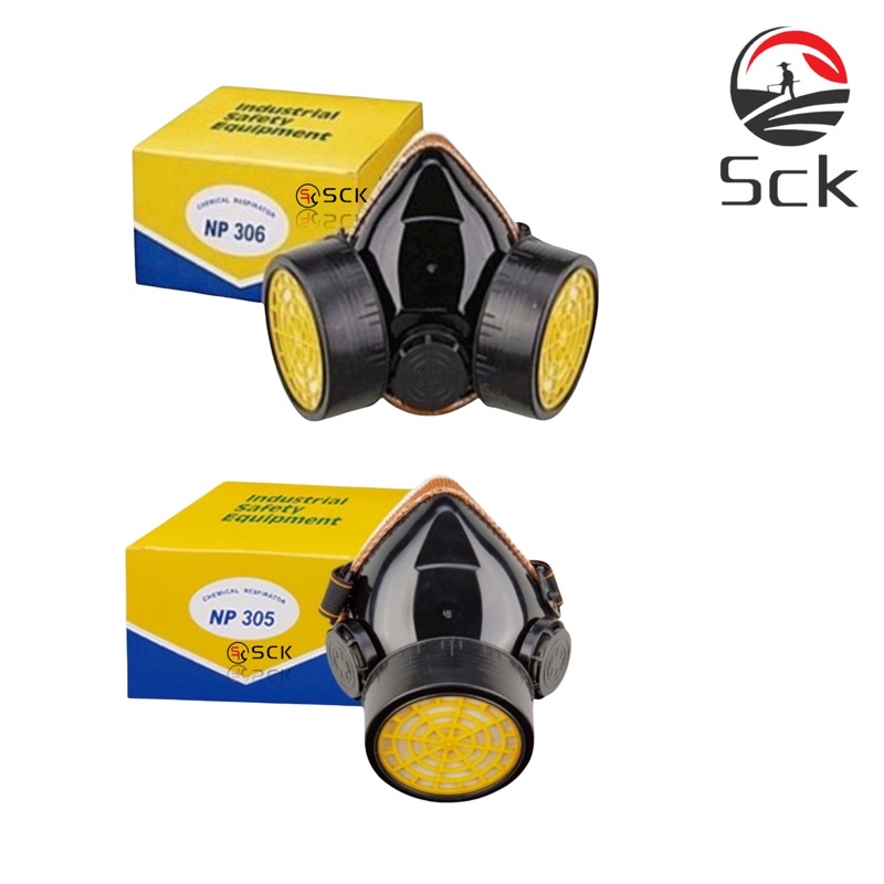 Mask NP 305 /NP306 Single&Double Cartridge Respirator / Chemical Mask ...