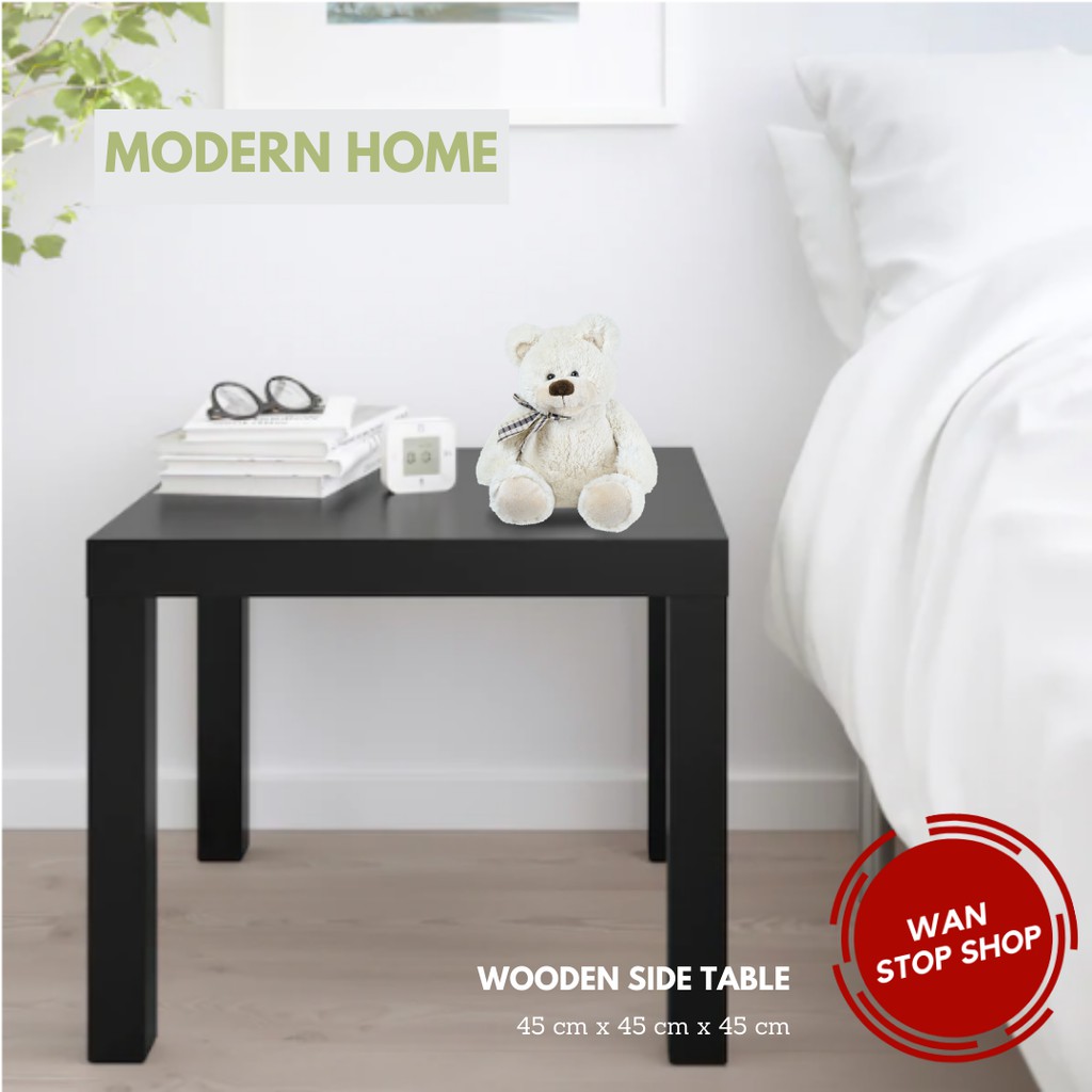 Multipurpose Side Wooden Table, Coffee Table, Square Bedside Table ...