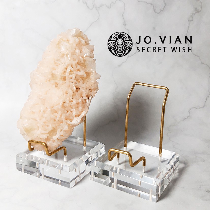 Jo.vian Wishing Fairy|Taiwan Taiwan |Natural Crystal Ore|Metal U-Shaped ...