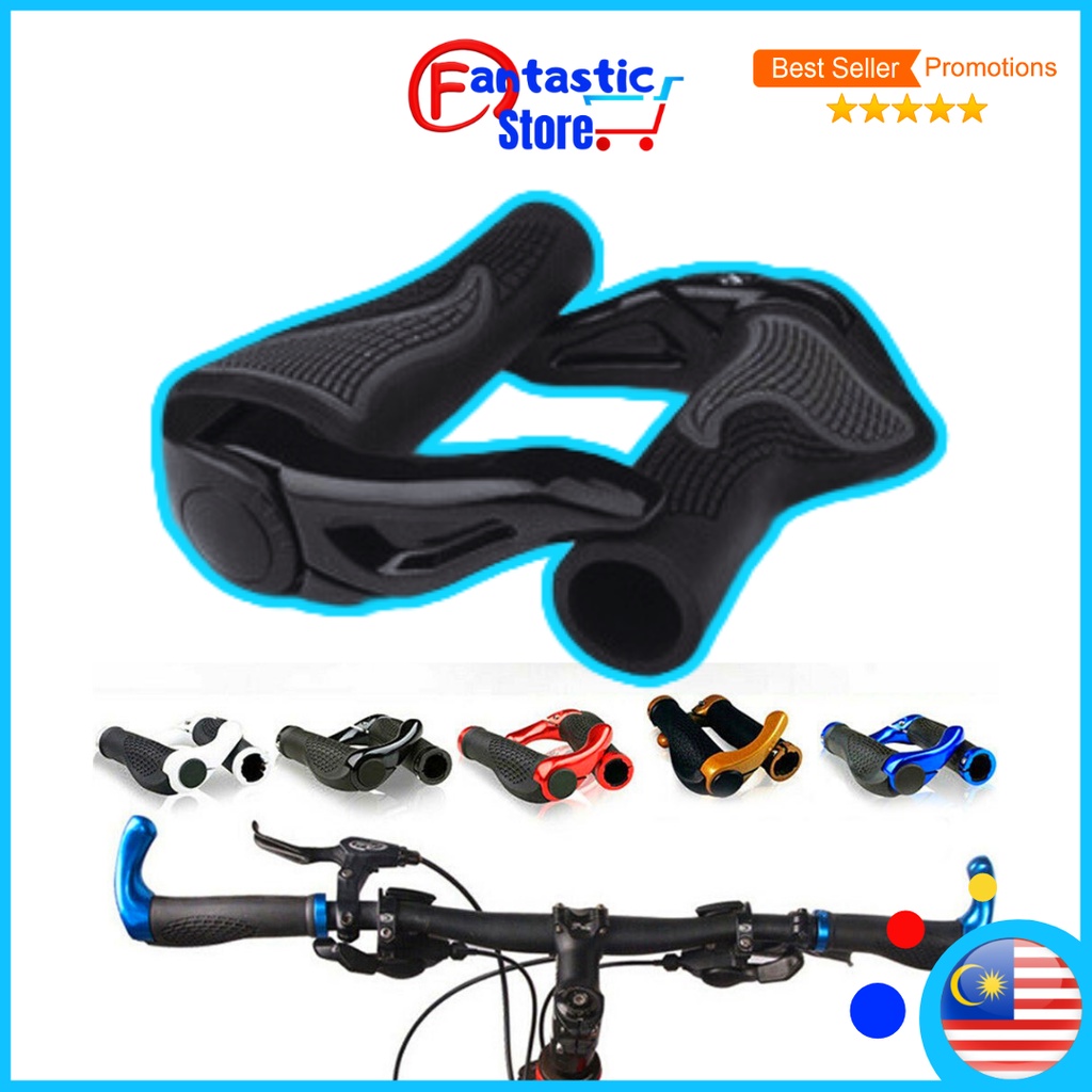 Pemegang Handle Basikal MTB Handle Grip Alloy Mountain Bike Bicycle ...