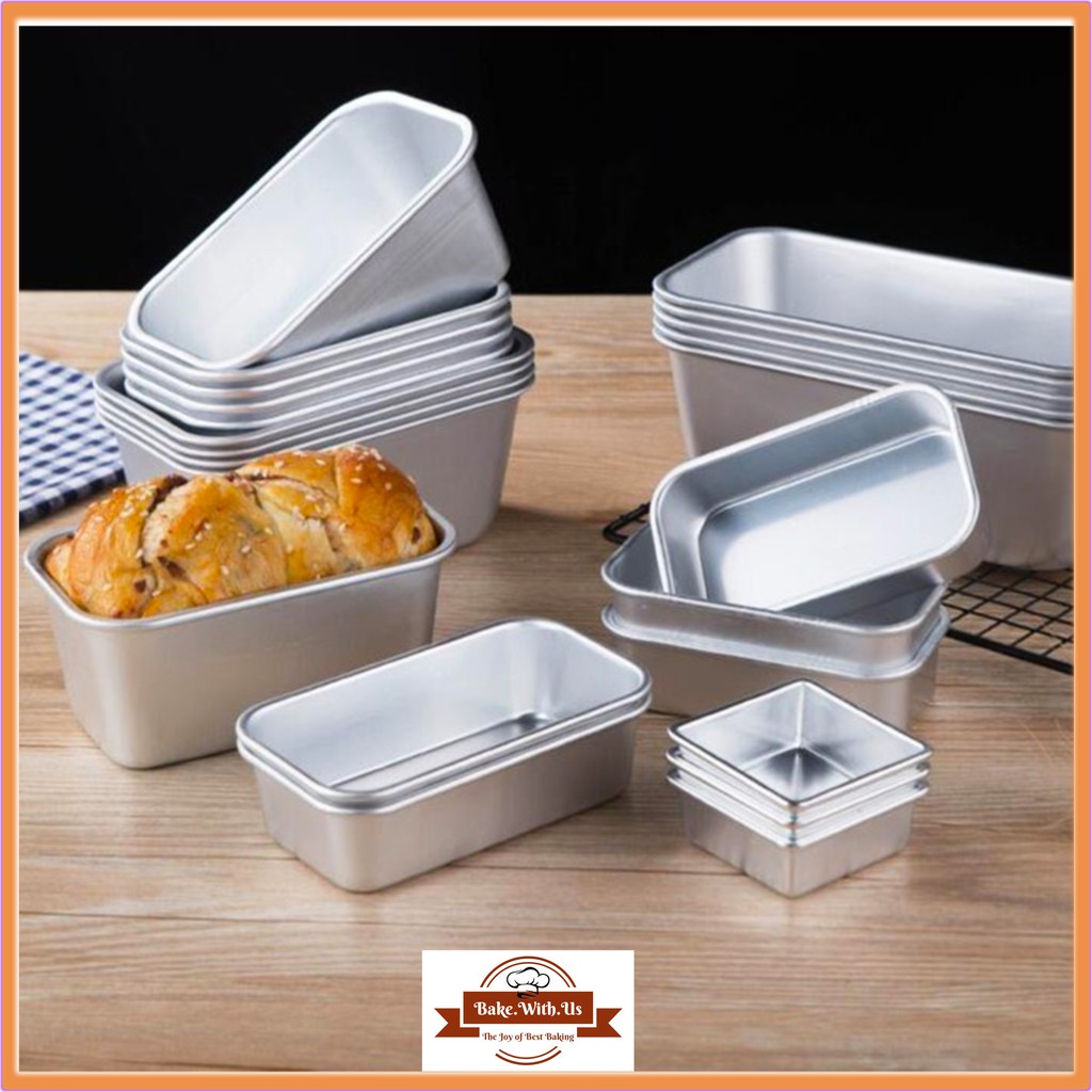 Aluminium Rectangle Cake Mould Brownies Mould Bread Loaf Toast Mould ...