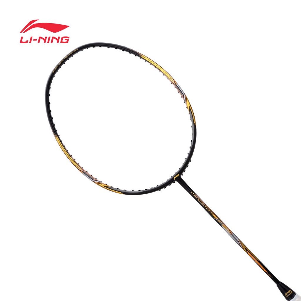 LI-NING WINDSTORM 72 BADMINTON RACQUET BLACK/GOLD - AYPR042-4 | Shopee ...
