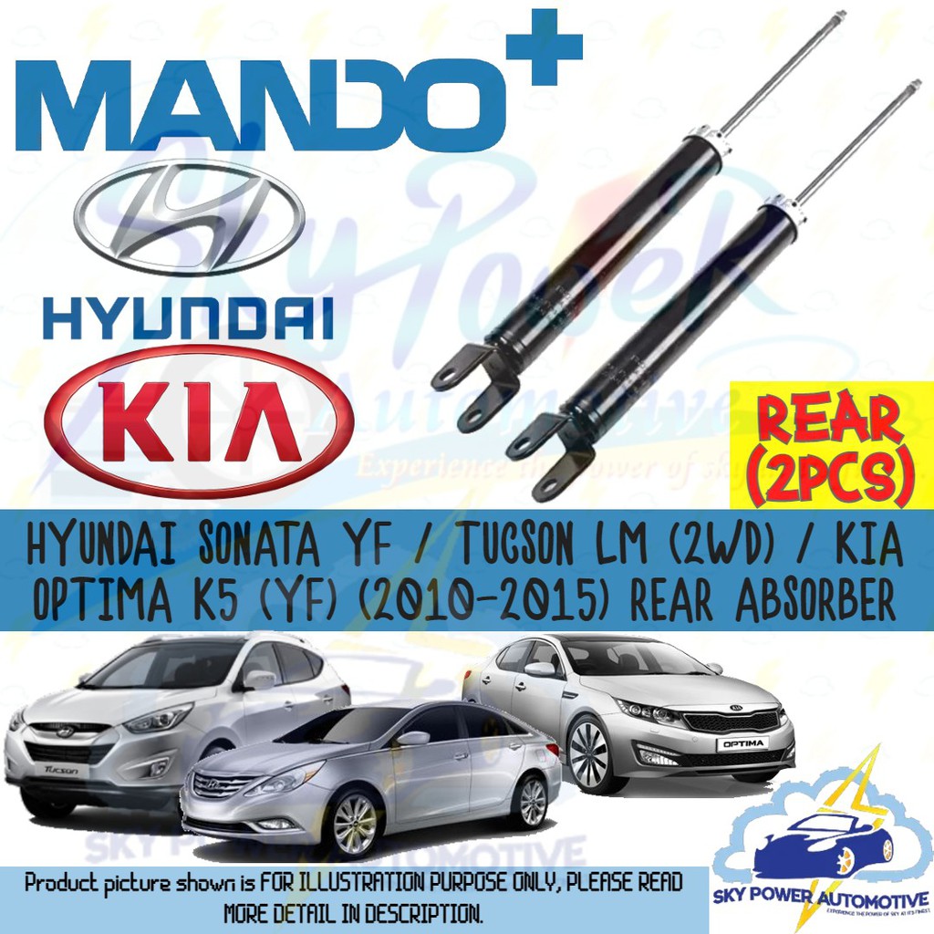 HYUNDAI SONATA YF / TUCSON LM (2WD) / KIA OPTIMA K5 (YF) (2010-2015 ...