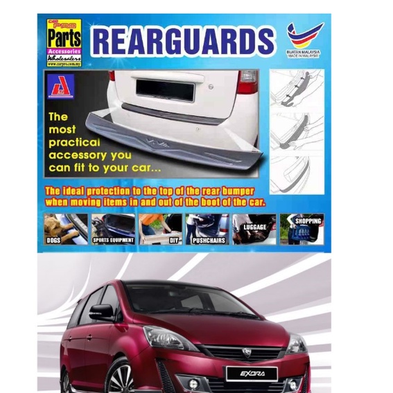 PROTON EXORA BOLD REAR BUMPER STEP PROTECTOR | Shopee Malaysia