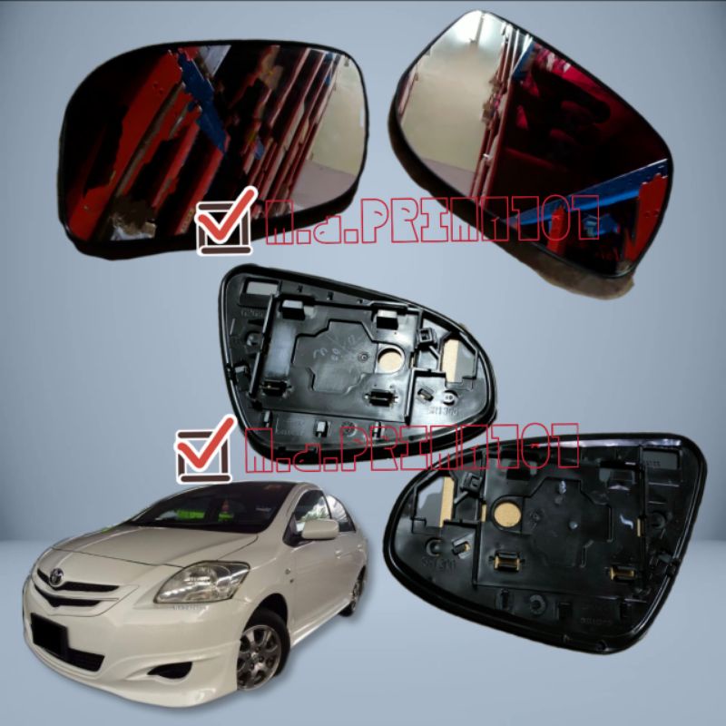 TOYOTA VIOS NCP93 2007 SIDE MIRROR GLASS Cermin | Shopee Malaysia