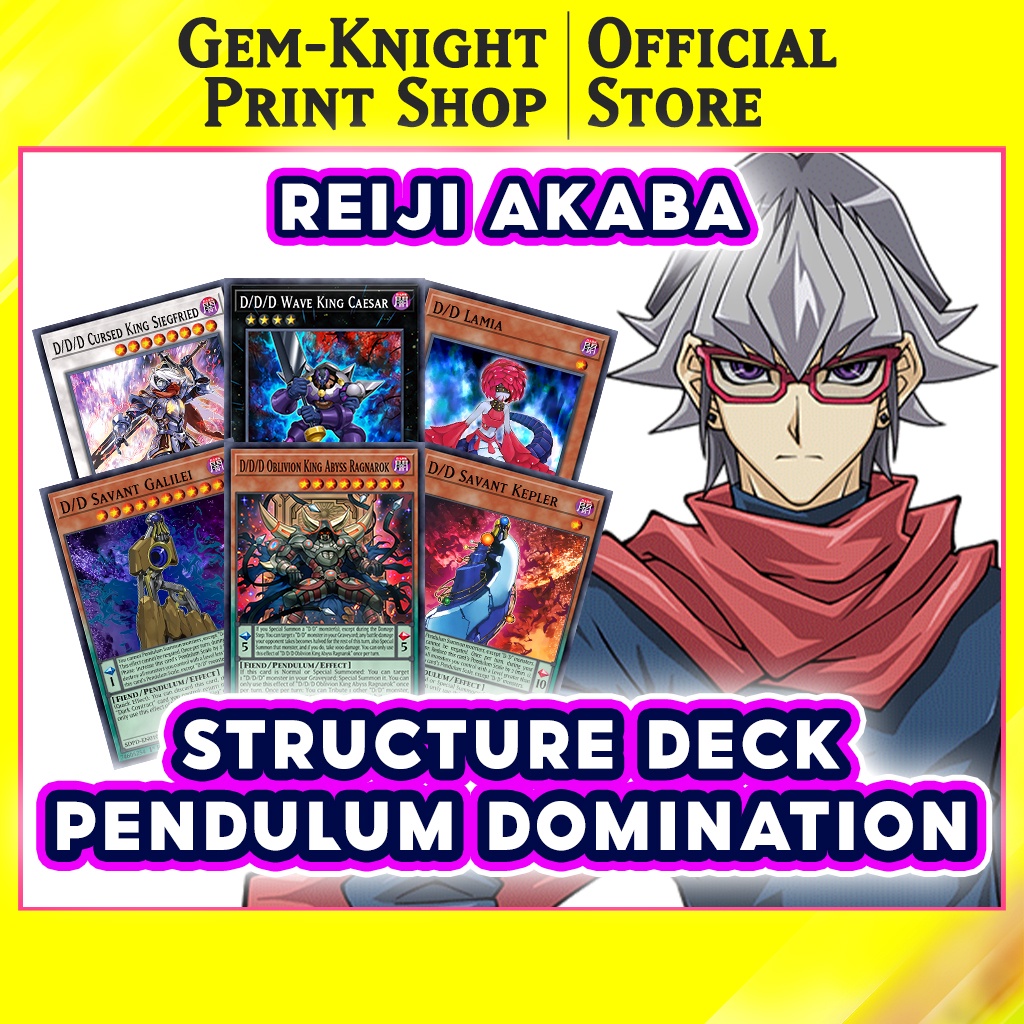 [Printed Cards] Yugioh Deck - Pendulum Domination Structure Deck | Shopee Malaysia