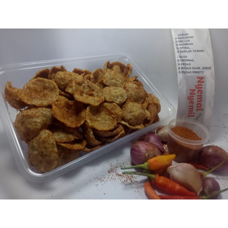 ROUND BASRENG SNACKS 100GRAM BOX PACKAGING | Shopee Malaysia