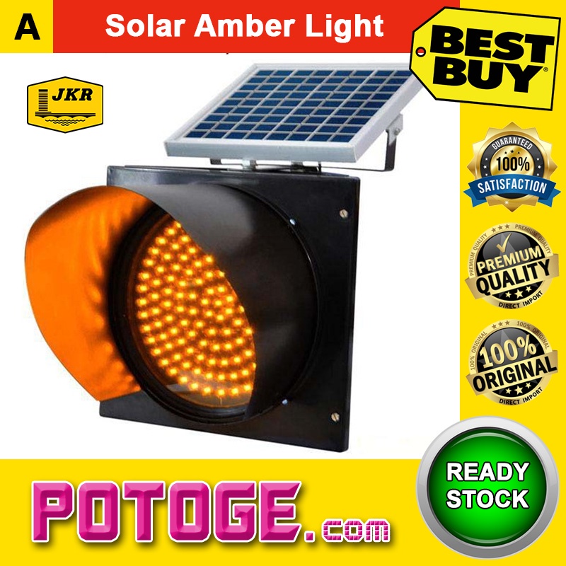 RRE Solar Flashing Warning Amber Light [A] JKR Standard Approved ...