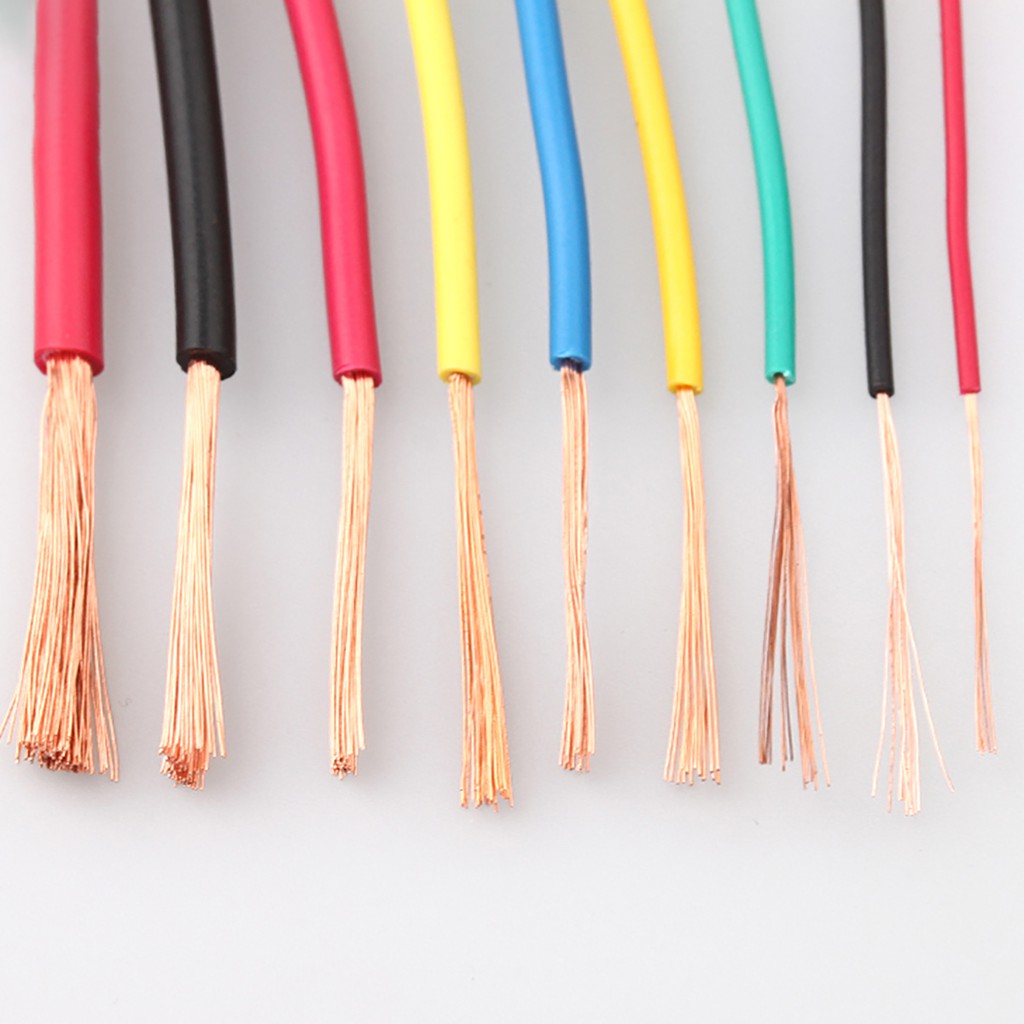 RETAIL 1M 0.3mm² 0.5mm² 0.75mm² RV Flaxible Stranded Electrical Wire ...