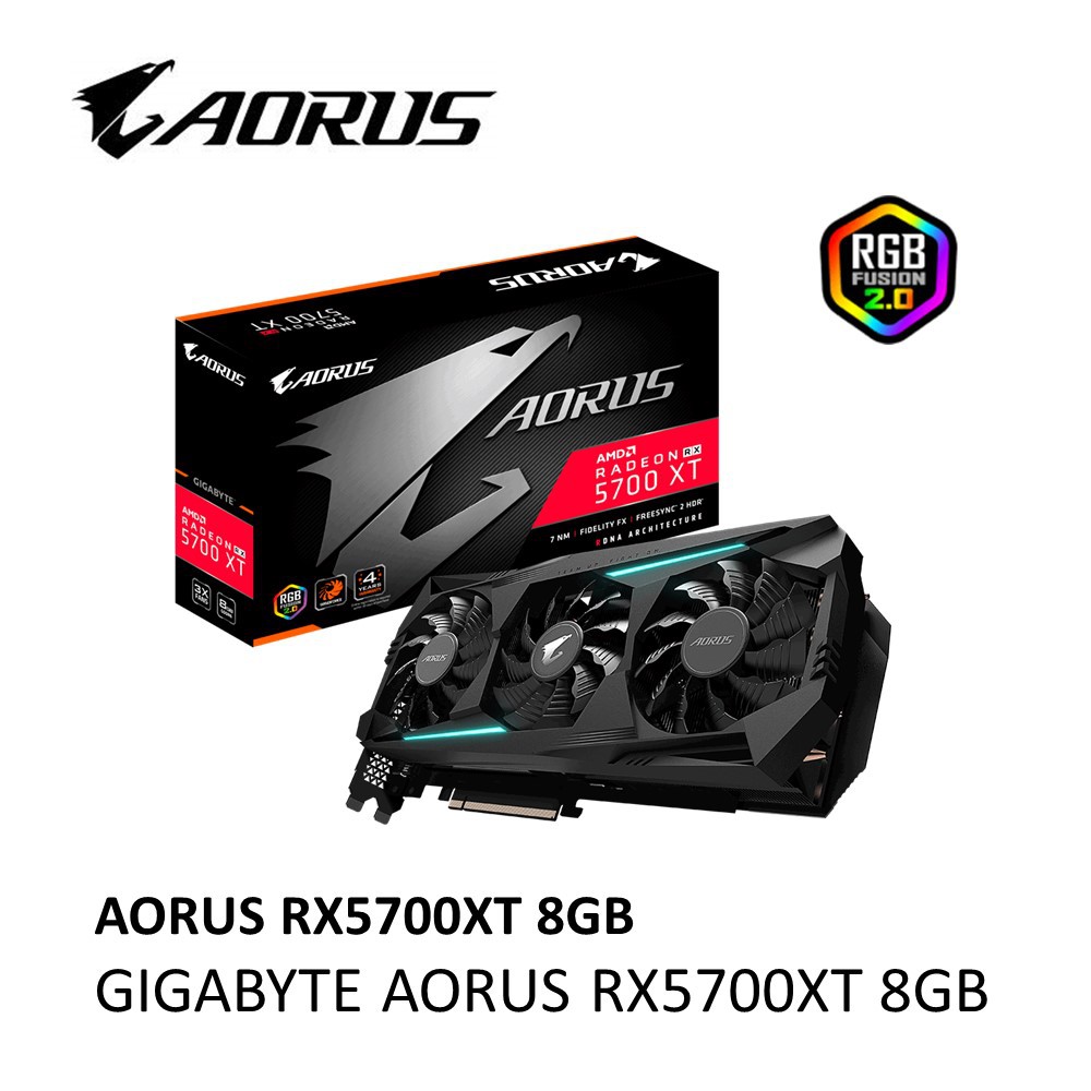 GIGABYTE RADEON AORUS RX 5700 XT 8GB GDDR6 ( GV-R57XTAORUS-8GD ...