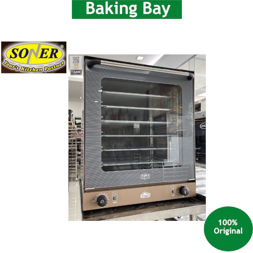 SONER Convection Oven Gran's (6 Trays 437x315mm/3000w) Multi Levels ...