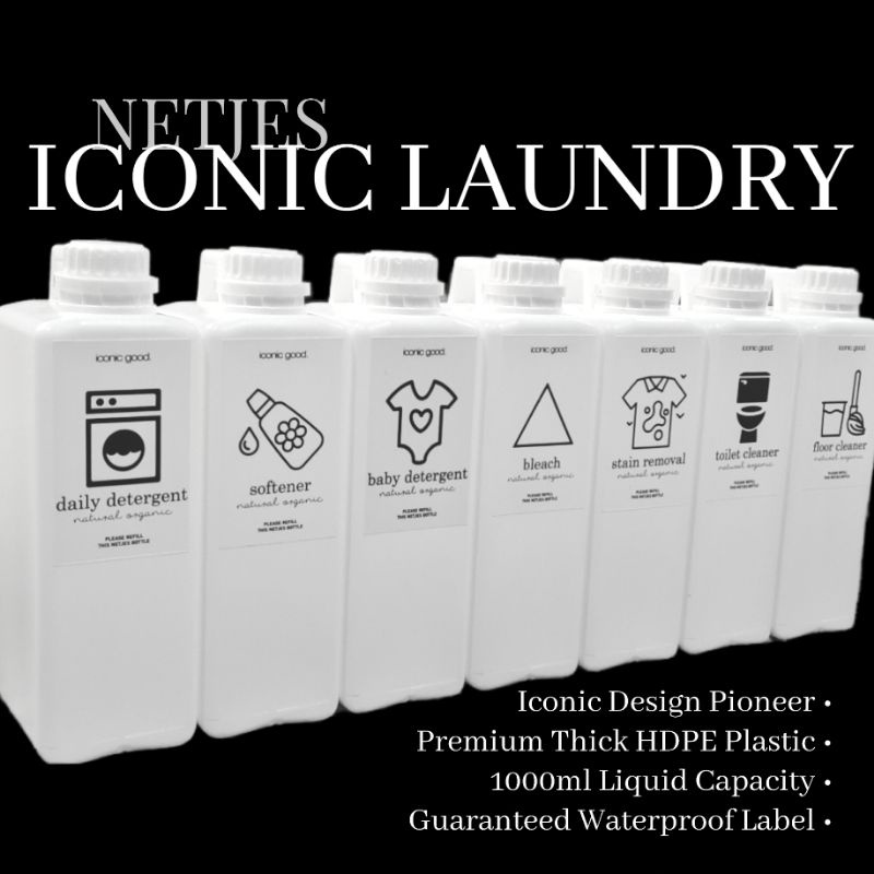 Refill Laundry Detergent Aesthetic Bottle - Iconic Good Edition ...