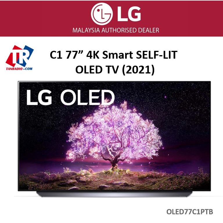 LG C1 4K Smart Self-Lit OLED TV with AI ThinQ 2021 (77") OLED77C1PTB ...