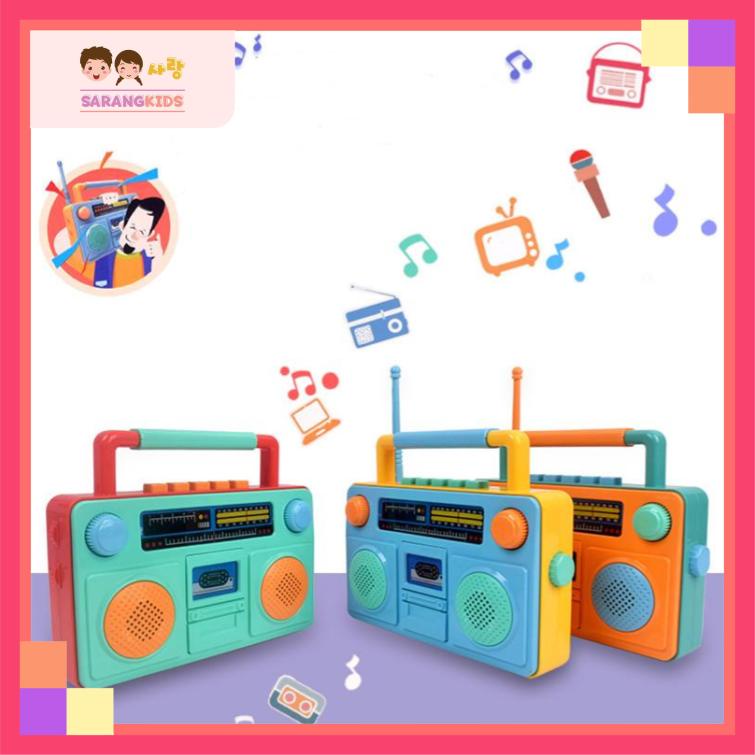 Baby Early Learning Educational Vintage Retro Musical Radio Toy ...