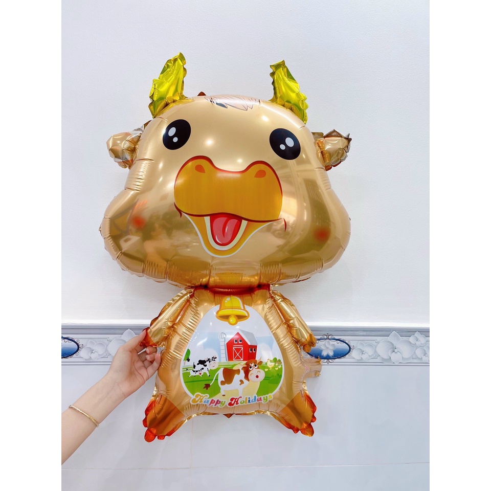 Golden Buffalo Glass Balloons for Birthday Decoration | Shopee Malaysia