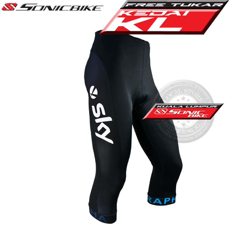 Ship From KL [ FREE RETURN ] High Quality Gel Pad 3/4 Cycling Pant - PH ...