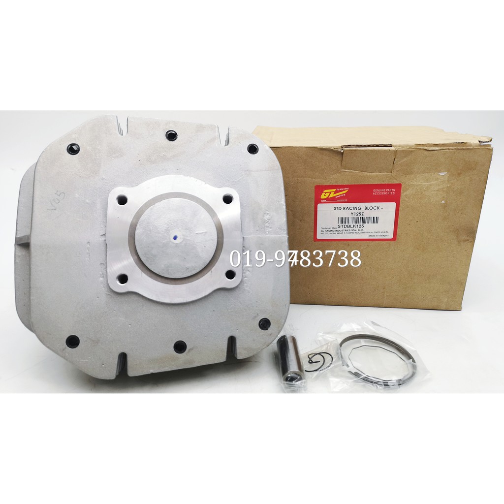 100% Original GL RACING Block Assy Yamaha Y125Z Y125ZR Y125 125Z 125ZR Block Standard STD ...