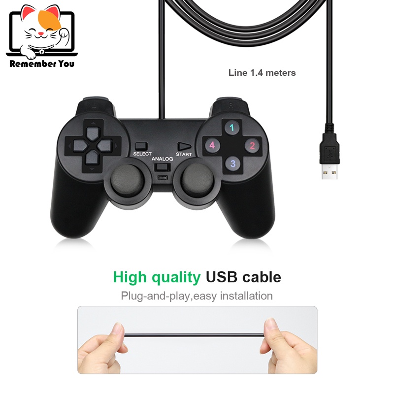 TINYTECH TS706 / TS706D / XON006 SINGLE USB VIBRATION GAMEPAD (GP-TS706 ...