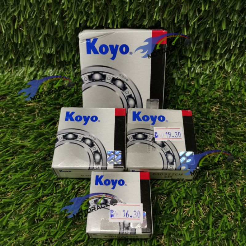 KOYO BALL BEARING JAPAN 6000 ZZCM & 6303 ZZCM | Shopee Malaysia
