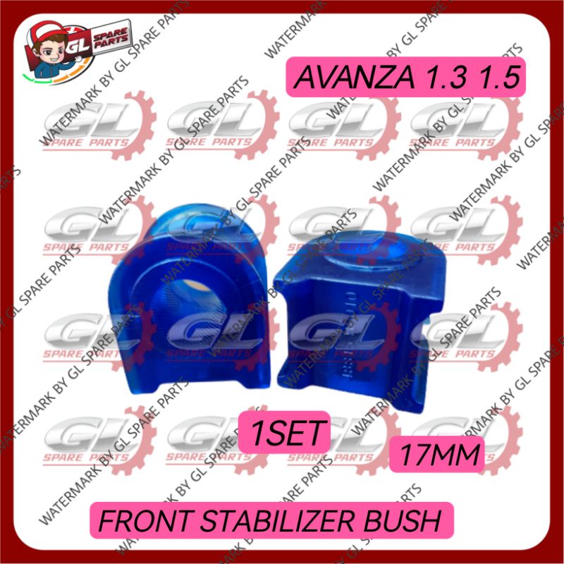 FRONT STABILIZER BAR BUSH (1PAIR) SILICONE TOYOTA AVANZA 1.3 1.5 F601 ...