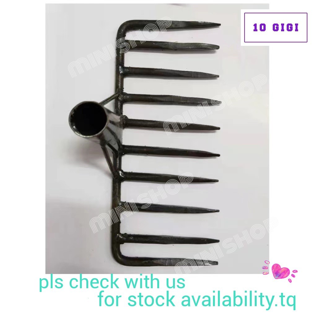 Heavy Duty Gardening Tools /Cakar Besi Gigi 10/ Cakar Tanah Mata 10 ...
