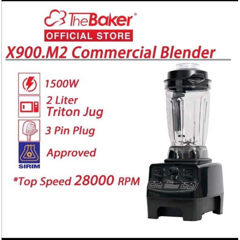 THE BAKER - BLENDER JUICING X900.M2 (HD) | Shopee Malaysia