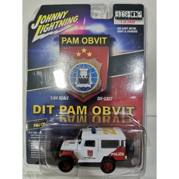 Johnny Lightning Toyota Land Cruiser (DIT PAM OBVIT) | Shopee Malaysia