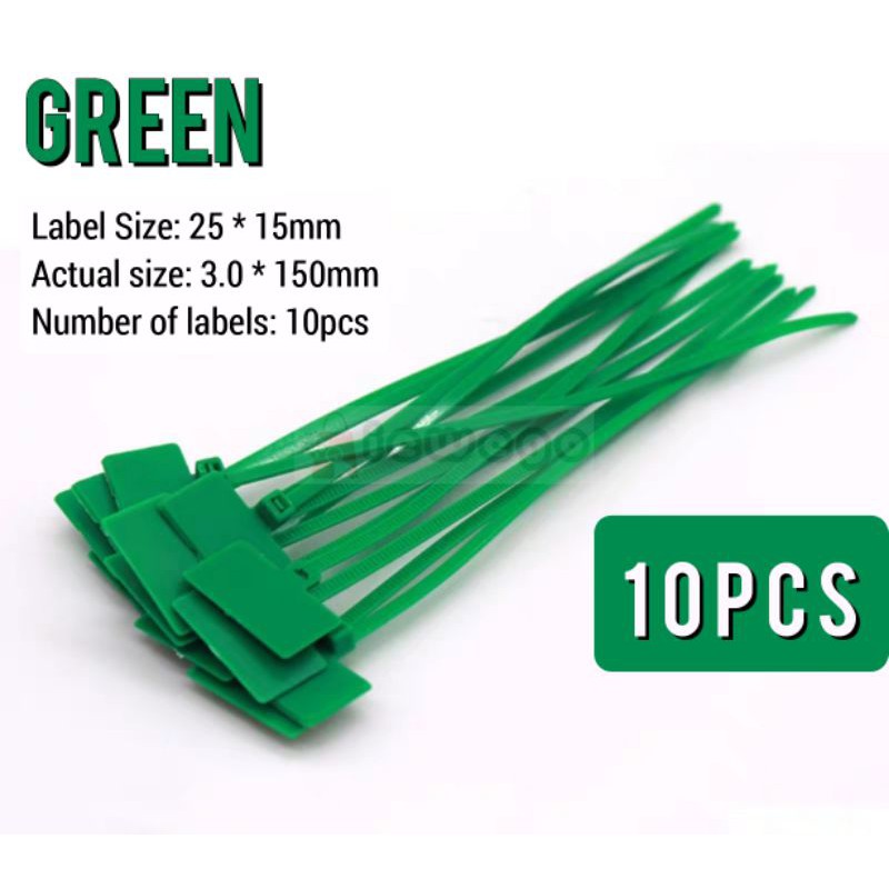 [ Ready Stock ] 10/20/50Pcs RJ45 RJ12 Wire Power Cable Label Mark Tags ...