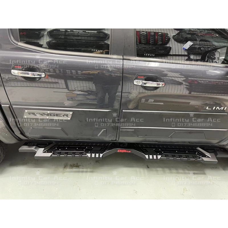 Ford Ranger T6 T7 T8 Eagle AMD V4 Side Step Running Board Heavy Duty ...