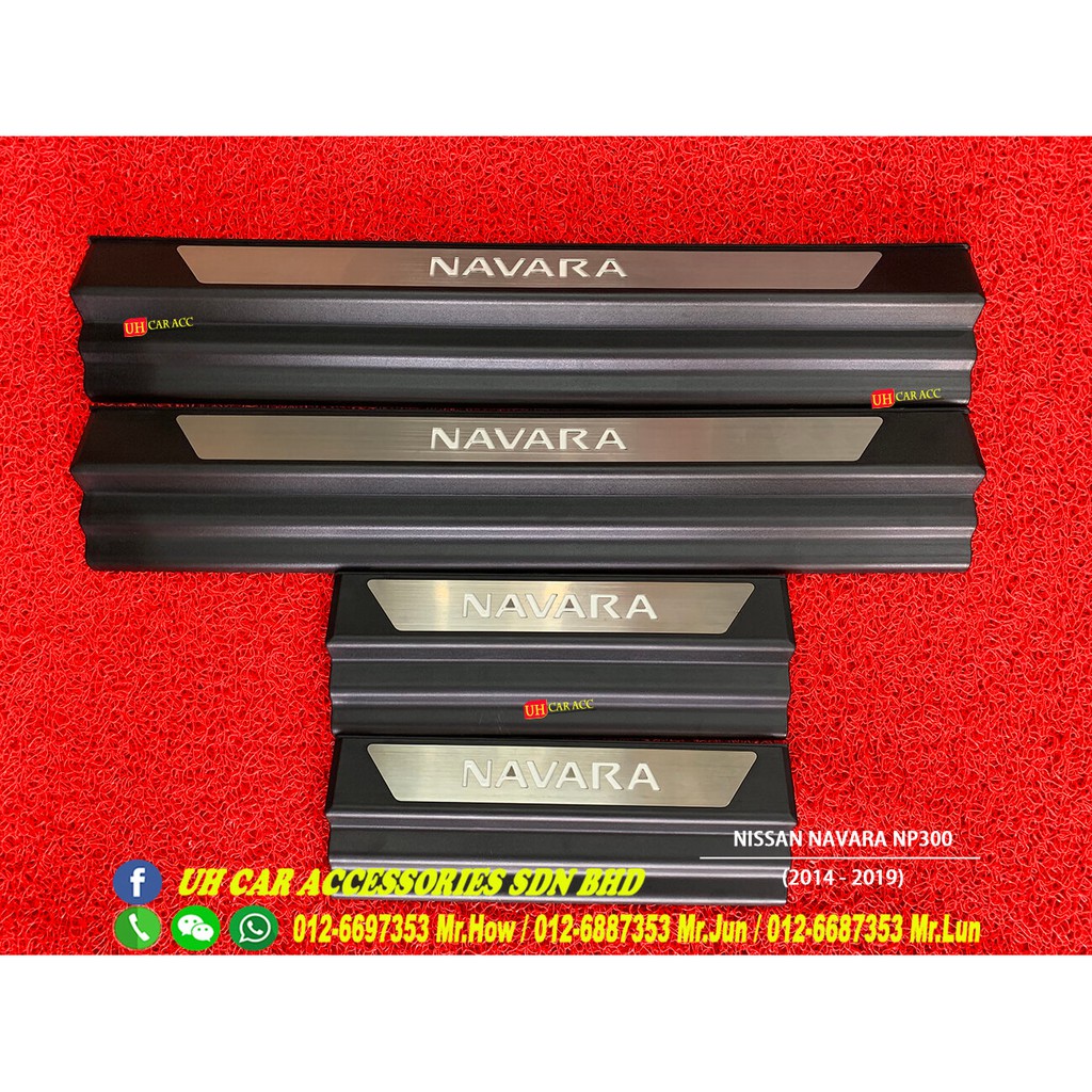 Nissan Navara NP300 Pro 4X Side Sill Plate LED Door Step (READY STOCK ...