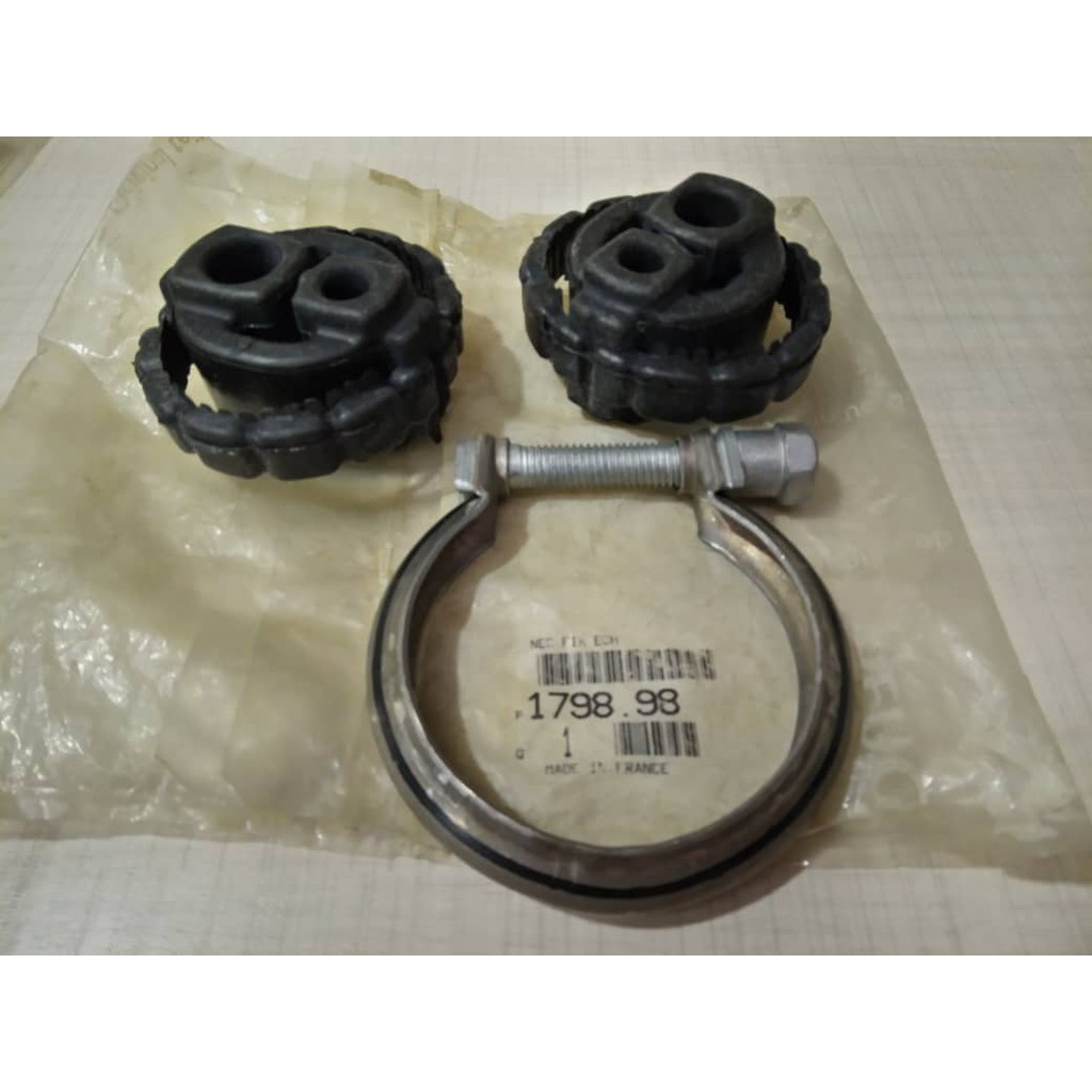 Peugeot 206 GTi 406 D8 Exhaust Pipe Silencer Rubber Mounting Fixing Kit ...