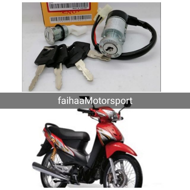 Wave 100r Honda set lengkap kunci utama suis k💯 | Shopee Malaysia