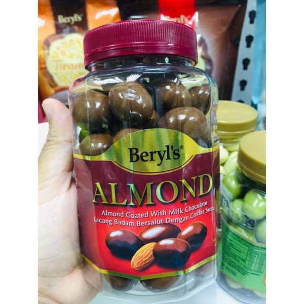 BERYL'S ALMOND CHOCOLATE JAR PELBAGAI PERISA (380g~450g) | Shopee Malaysia