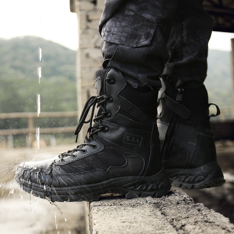 High quality 5AA Men's Tactical Boots Outdoor Hiking Combat Swat Boot ...