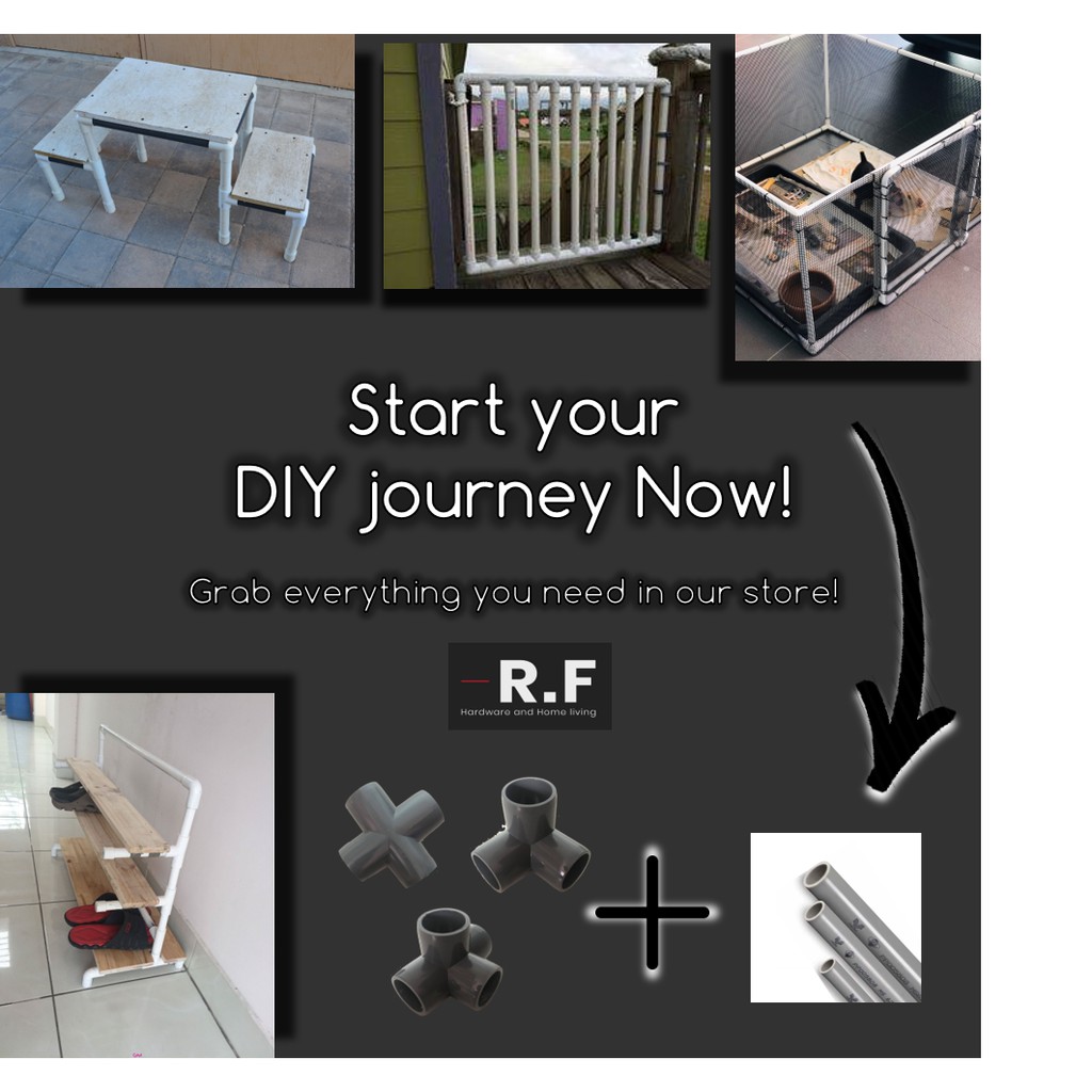 PVC FITTING 3 WAY 4 WAY 5 WAY CROSS CONNECTORS JOINTS MALAYSIA STANDARD 15mm 20mm 25mm 32mm ...