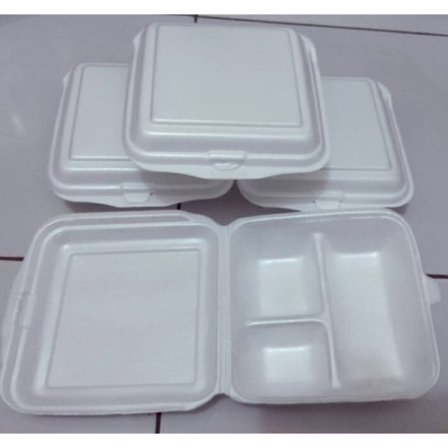 Rice Styrofoam - 3-Separated TF Styrofoam - Separated Rice Box ...