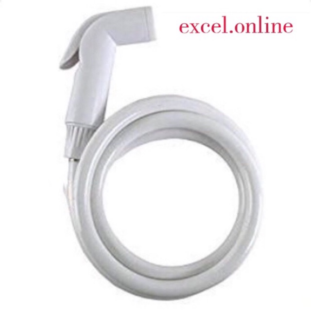 ABS WHITE BATHROOM/ TOILET HAND BIDET SPRAY WITH PVC FLEXIBLE HOSE ...