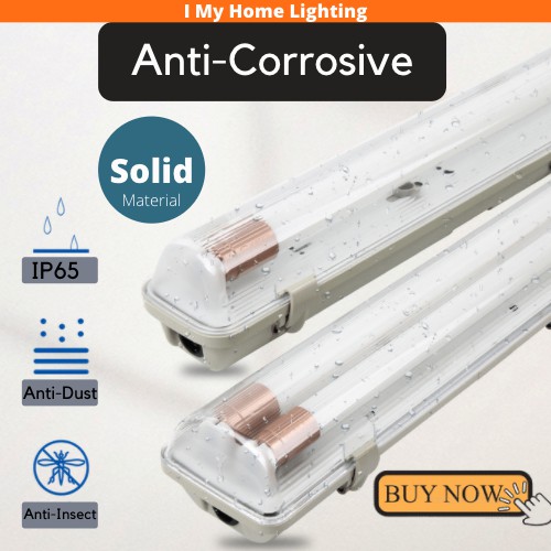 4ft 2ft Anti Corrosive Weatherproof LED Single Double Casing LED T8 ...