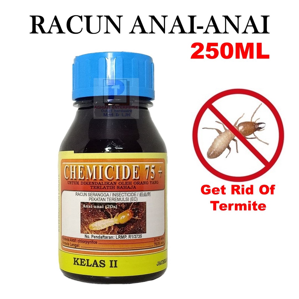 Chemicide 75+ /Racun Anai anai /Ubat Serangga /Semut /Rayap /Termites ...
