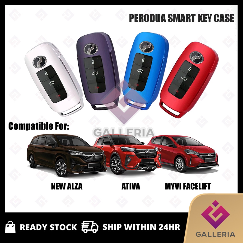 Perodua 2022 New Alza Ativa Myvi Facelift Smart Key Remote Fob Sarung ...