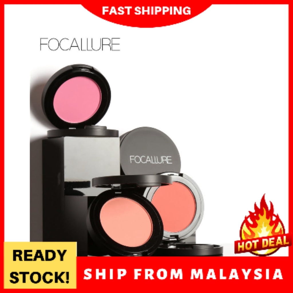 [READY STOCK MALAYSIA] FOCALLURE Compact Blusher Cheap Pigmented ...