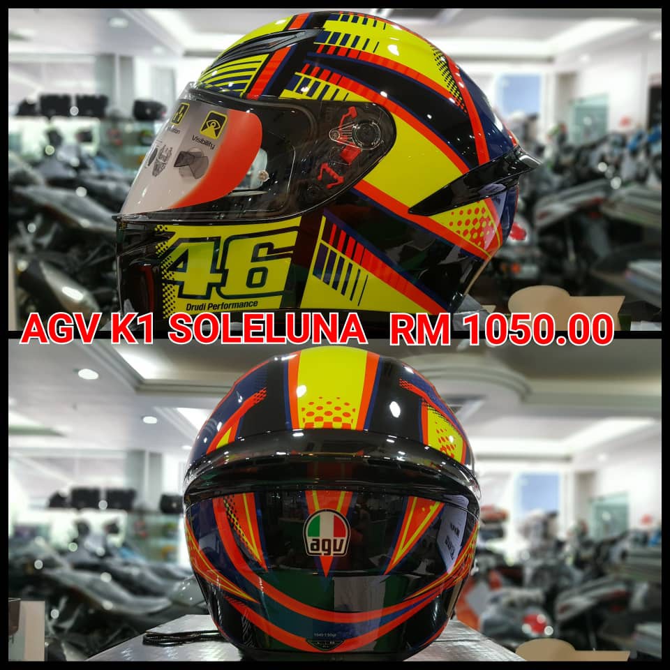 HELMET AGV K1 K2 K3 K3SV K5 (WITHOUT ORIGINAL BOX) | Shopee Malaysia