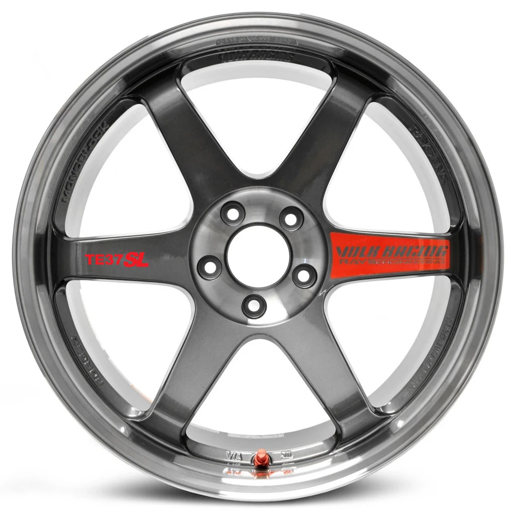 Car Rim Sticker Rays Volk Racing TE37SL Decal Stiker Sportrim Kereta ...