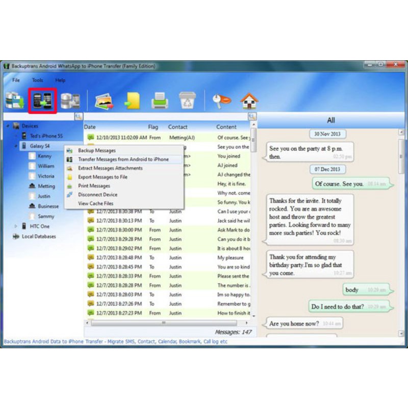 BackupTrans | Android iphone WhatsApp Transfer | Latest Version 3.2.183 ...