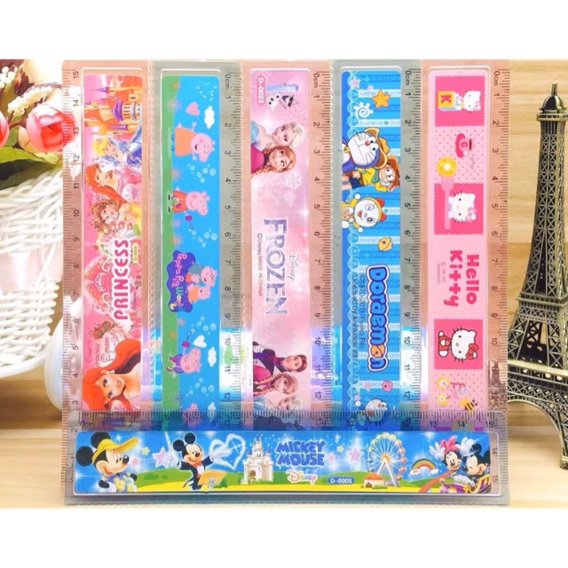 🔥Ready Stock🔥15cm Ruler Kid Stationery School Frozen Peppa Pony Cute ...
