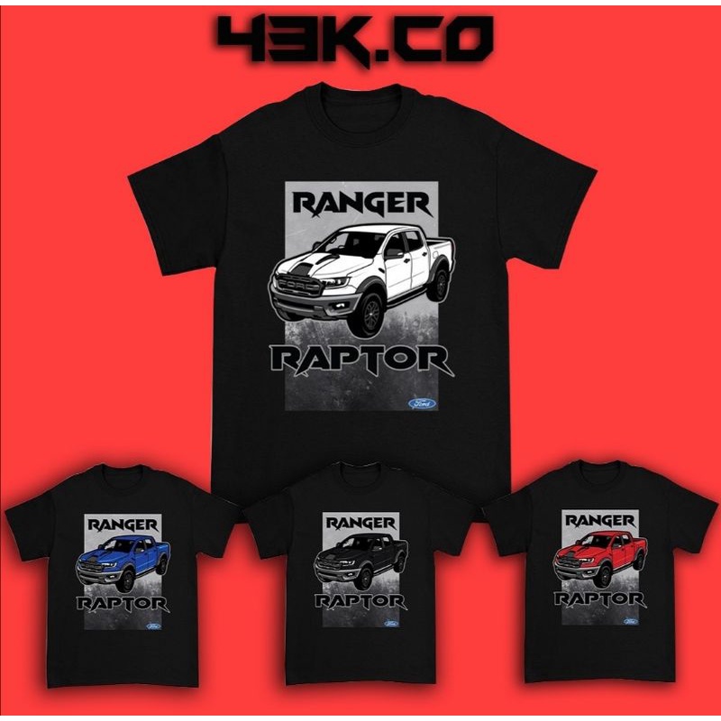 Baju Tshirt Ford Ranger. Raptor. Ford. Truck Pickup. 100% cotton ...