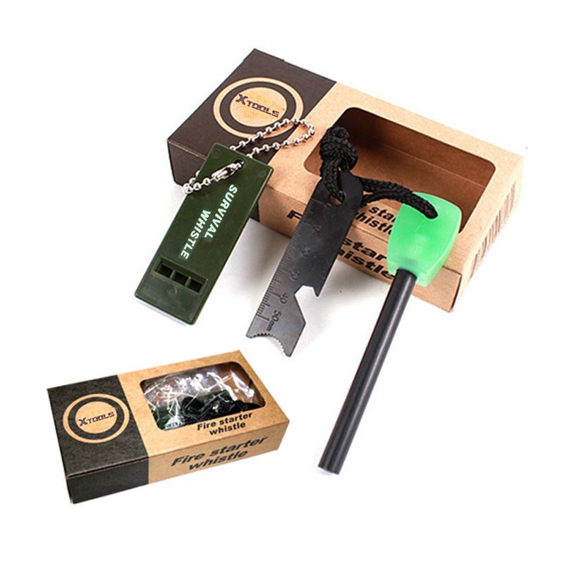 Survival Ignition Stone Survival Kit - Magnesium Ignition Lighter That ...