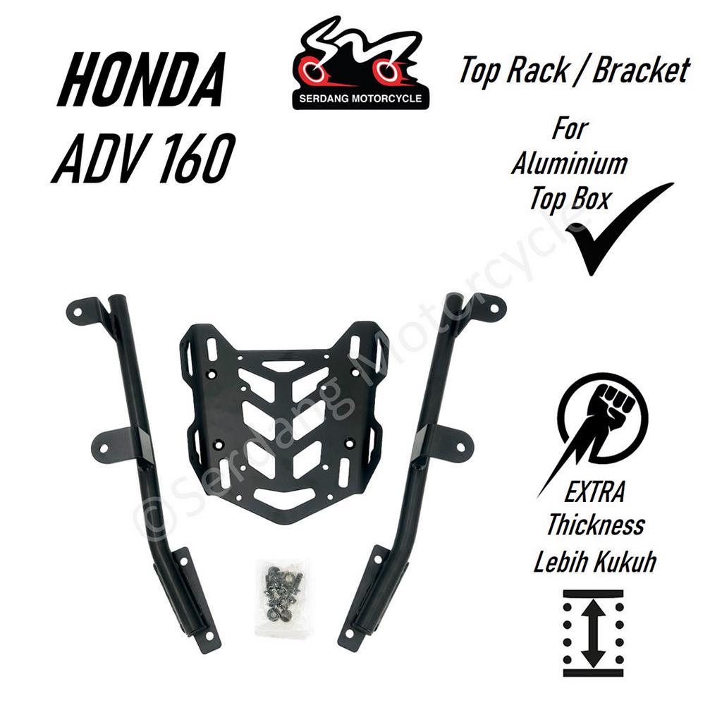 Honda ADV 160 Top Rack Bracket Rear Luggage Rak Bagasi Pemegang Kargo ...