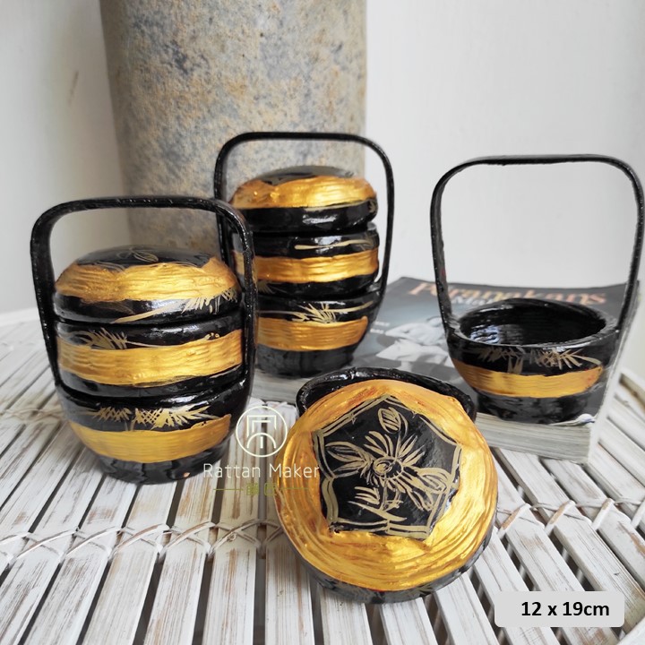 [Mini] Golden Bakul Siah Hokkien Basket (Golden Auspicious Basket ...